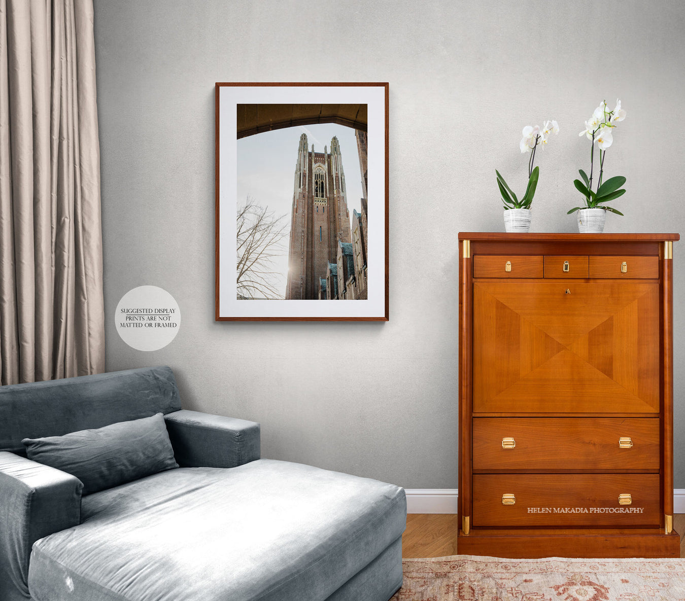 Galen Stone Tower, Wellesley College Photograph – Helen Makadia Fine Art